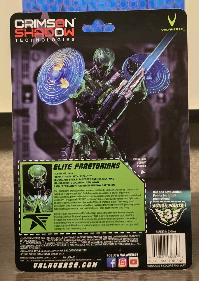 Valaverse Action Force Pandora Elite Praetorian Con 2024 Exclusive ...