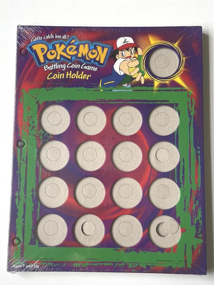 Pokemon Battling Coins Holders NEW - Nintendo Hasbro - Rare - 1999 ...