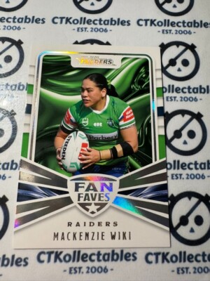 2025 NRL Traders Fan Faves FF 06/ 51 RAIDERS MACKENZIE WIKI | eBay