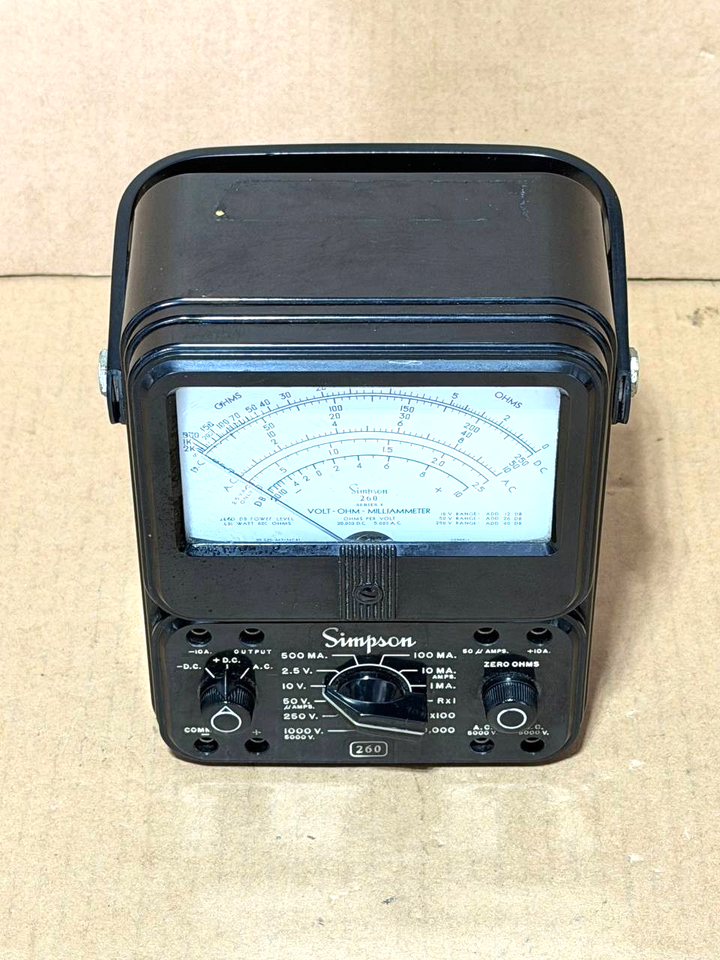 Simpson Model 260 Series 4 Volt-OHM-Milliammeter | eBay