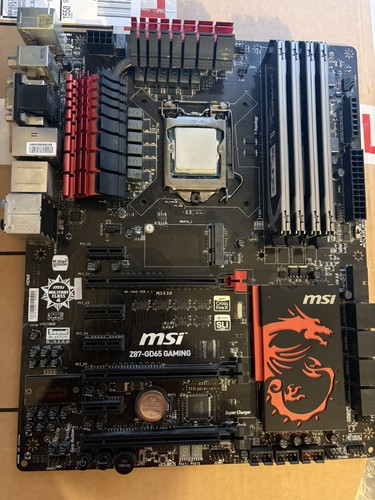 MSI Z87-GD65 Gaming Motherboard + Intel i7-4770K CPU + 16GB DDR3 RAM ...