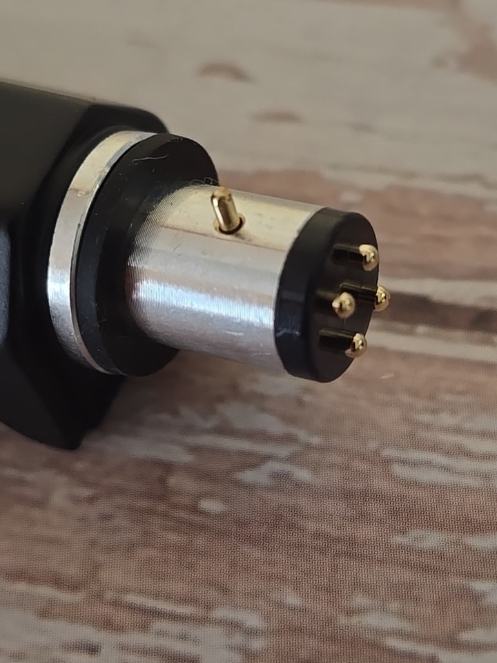 Black Cartridge Turntable Headshell OFC Lead Wire! AUDIO TECHNICA TYPE ...