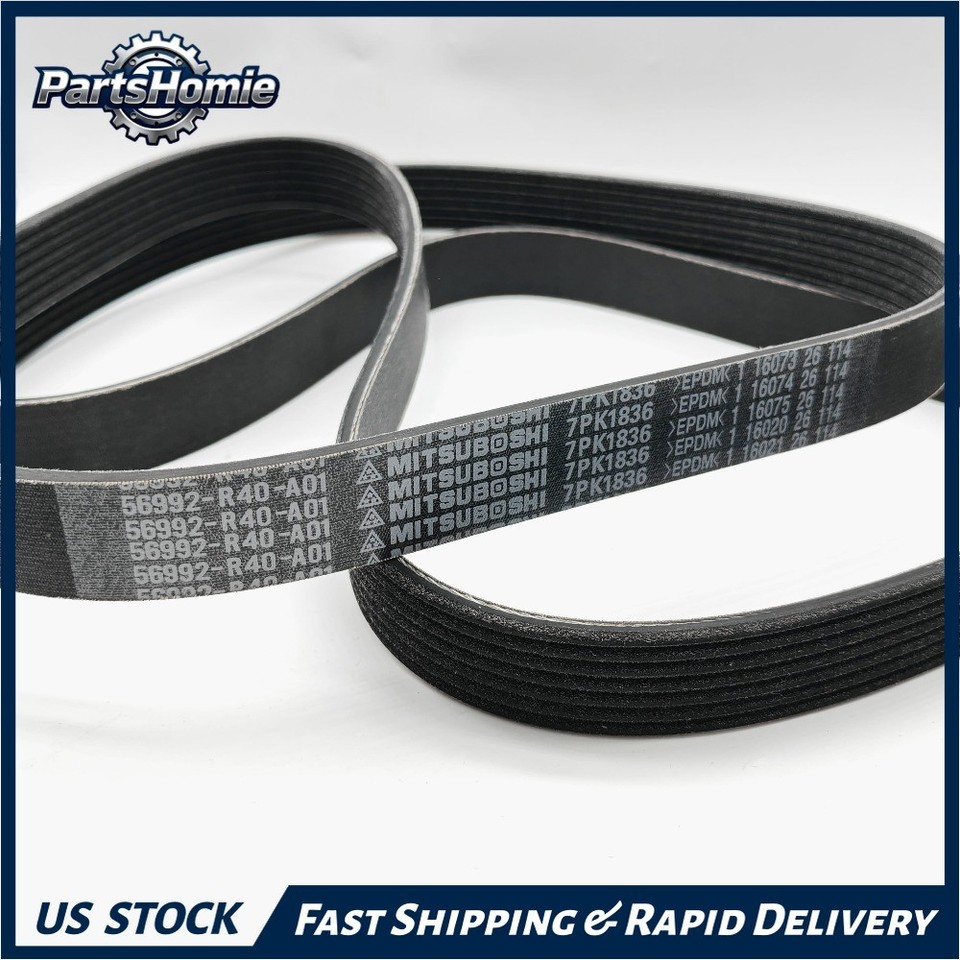 OEM Serpentine Drive Belt 56992-R40-A01 for 2008-2012 Honda Accord ...