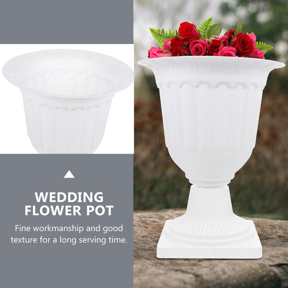 Wedding Flower Pot Simple Flower Pot Plastic Floral Arrangement ...