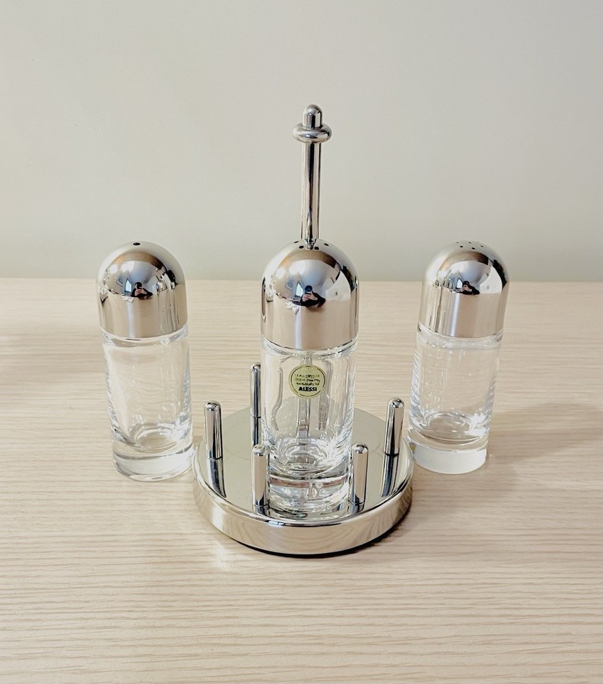 Set condimenti design Alessi (E.Sottsass) | eBay