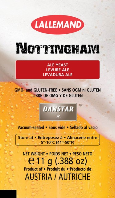 Lallemand Nottingham Ale Yeast 11g Danstar for sale online | eBay
