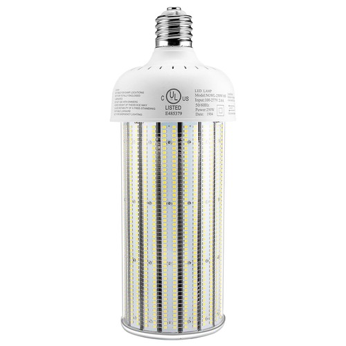 480V LED Corn Bulb 250W Garage Cob Light 28000LM E39 Mogul Base 6000K ...