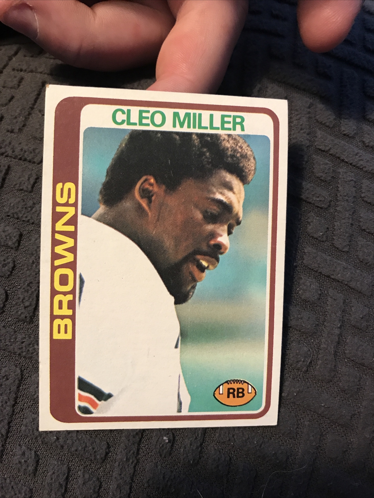 1978 Topps Football Browns Cleo Miller Card # 394 (a) | eBay