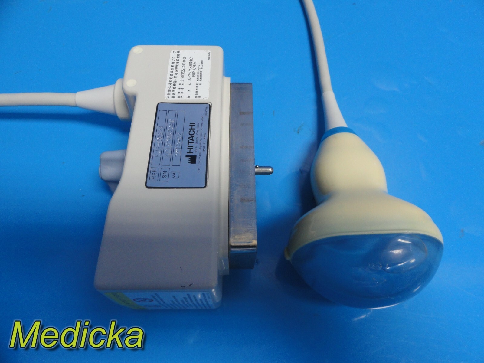 2012 Hitachi 6-3 Mhz EUP-CV524 Volumetric Ultrasound Transducer Probe ...