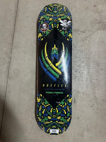 Powell Peralta Pro Kelvin Hoefler FLIGHT Skateboard Deck Shape 247 8.0 ...