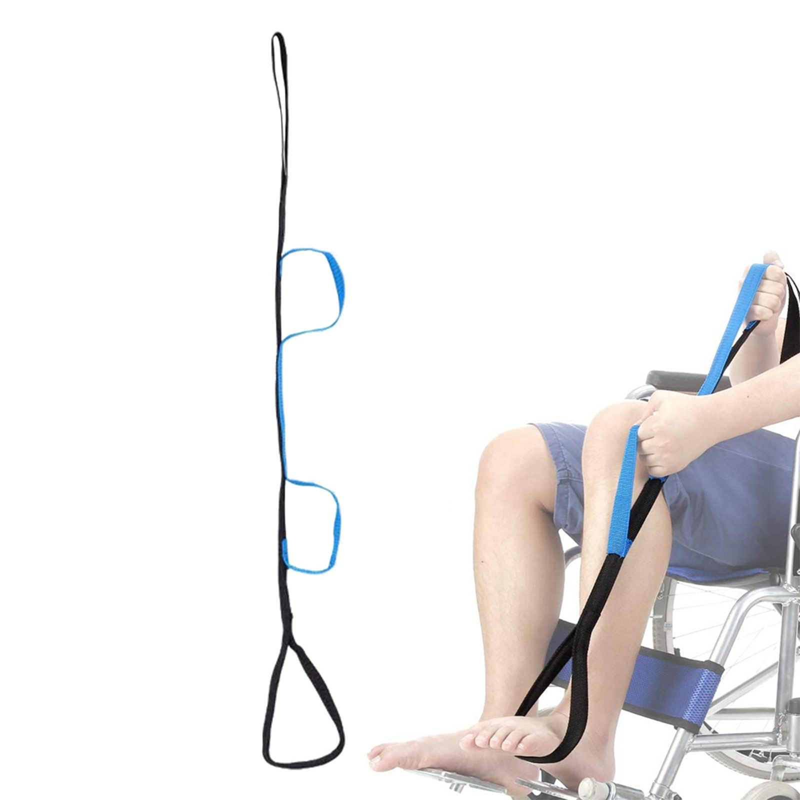 Leg Lifter Strap Rigid Foot Lifter And Hand Grip For Elderly Handicap ...