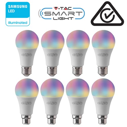 Samsung LED illuminated RGB Smart Light Bulbs B22/E27 WIFI Alexa Google ...