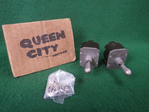 2x NOS Vintage Aircraft/radio Lever Lock Switch 8505K13 MS24660-31L ...