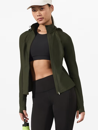 Athleta Interval Jacket, Aspen Olive | eBay