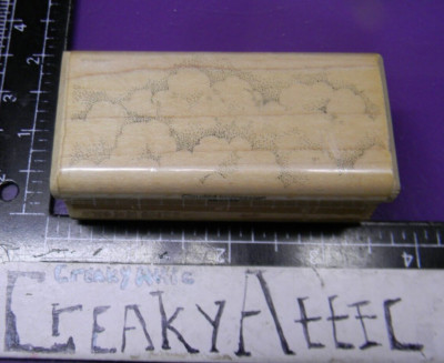 CLOUDED IMPRESSION CLOUDS SCENE RUBBER STAMP MOSTLY ANIMALS 454S5 ...