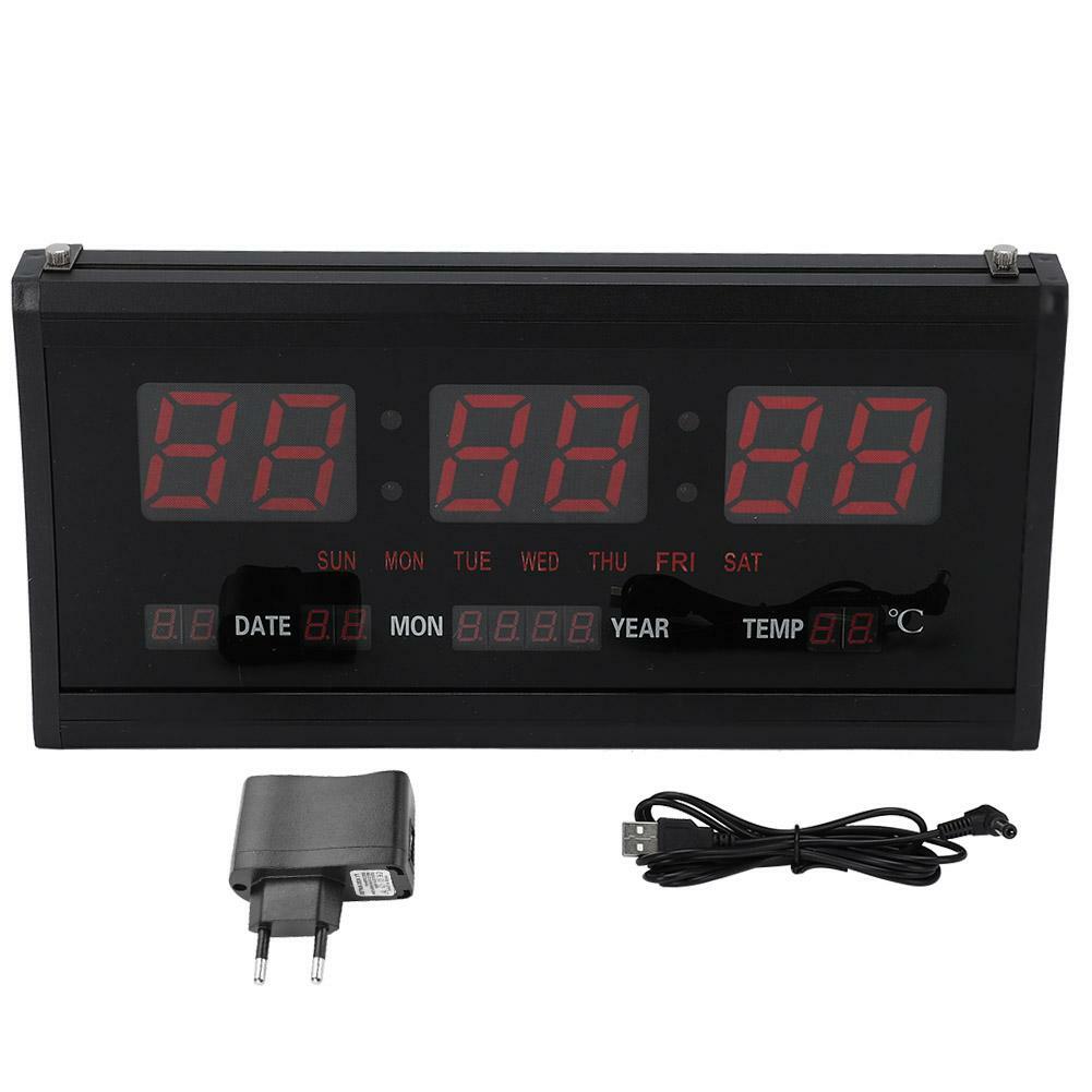 Large Screen Display Electric Led Clock Digital Led Wall Digital Wall