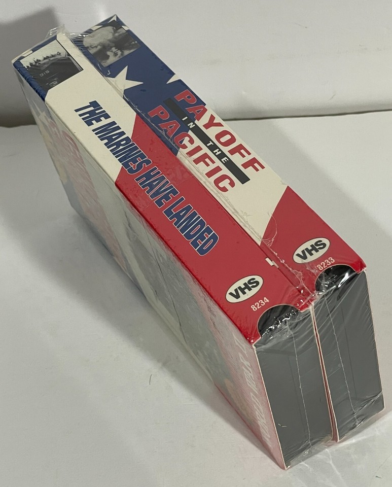 World War II 2-Pack VHS Payoff in the Pacific / Marines Have Landed ...