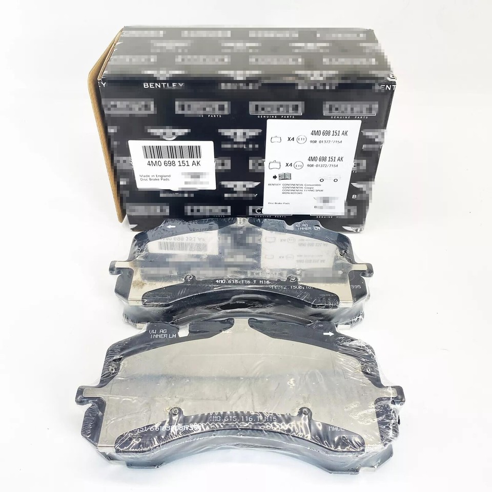 Front Rear Brake Pad W/Sensors Set 4M0698451C for Bentley Bentayga 17 ...
