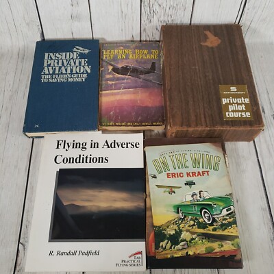 Book LOT Of 5 Private Pilot Learn How to Fly Aviation Weather Practical ...