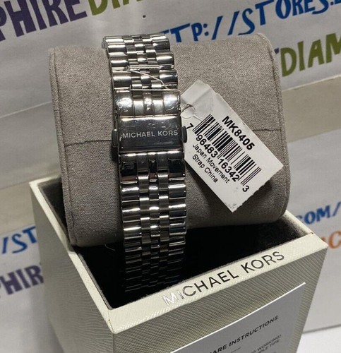 Michael Kors Men's 44mm Lexington Silver-Tone Watch MK8405 NEW! $275.00 ...