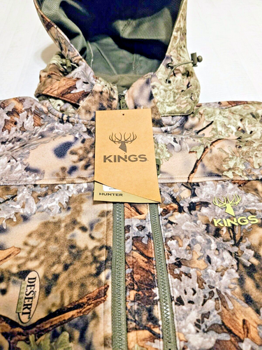Kings' Camo Wind-Defender Pro Fleece Jacket Desert Shadow XL Hunting ...