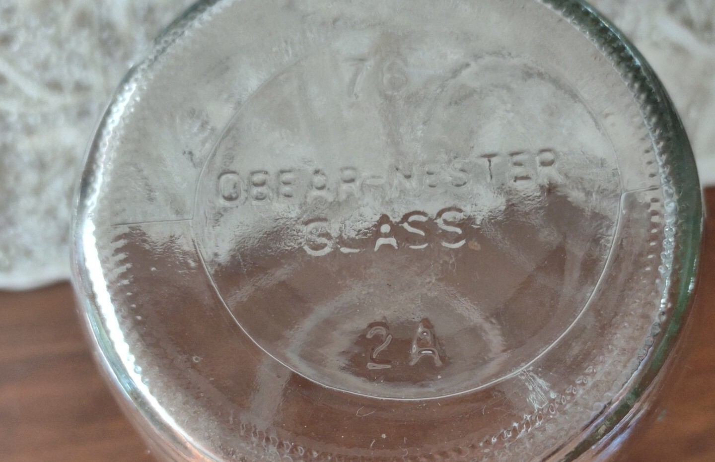 Vth 1 Quart Longlife Wide Mouth Mason Jar Obear-Nester Glass. DIB | eBay