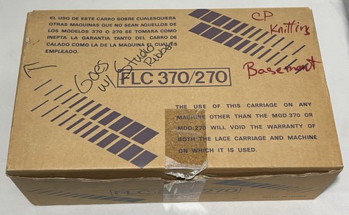 Knitmaster FLC 370/270 Fine Gauge Lace Carriage (knitting machine ...