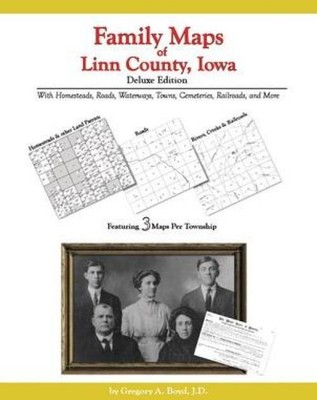 Genealogy Family Maps Linn County Iowa | eBay