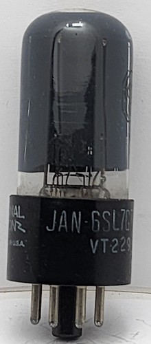 (1) National Union 6SL7GT VT-229 Vacuum Tube Grey Glass Amplitrex 100% ...