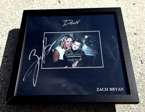 ZACH BRYAN SIGNED & FRAMED Deann Vinyl JSA LETTER OF AUTHENTICITY | eBay