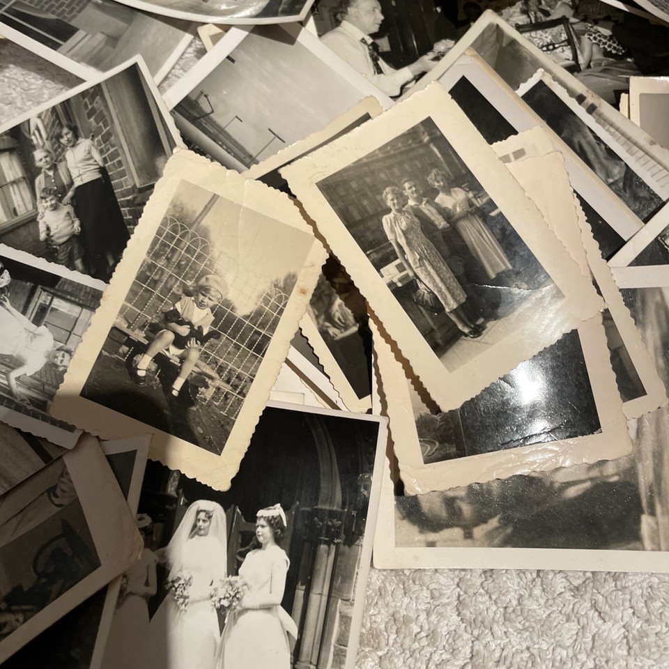WW1 ,WW2 Job lot of vintage black & white photographs -Family ...