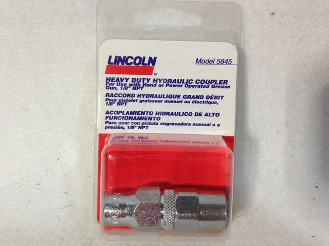 Lincoln 5845 1/8 Grease Gun Hydraulic Coupler for sale online | eBay