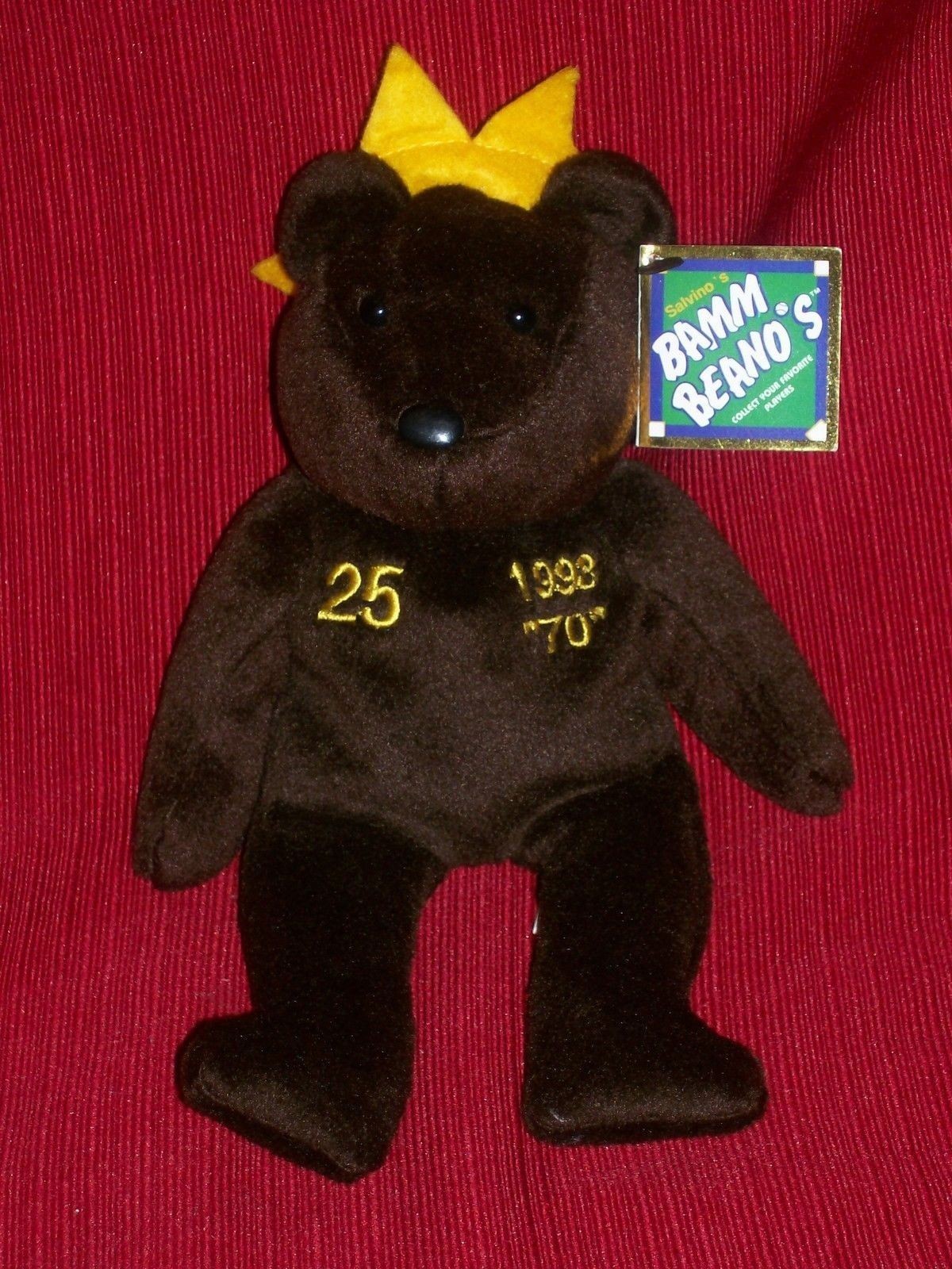 MARK McGWIRE #25 SALVINO'S BAMM BEANOS 9 " PLUSH BEAN Beanie BAG NWT | eBay