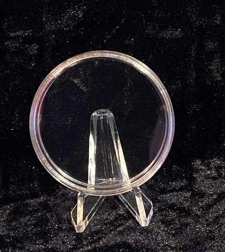 1 OZ. COIN DISPLAY KIT Capsule & Easel Protect COPPER & SILVER 1 oz ...