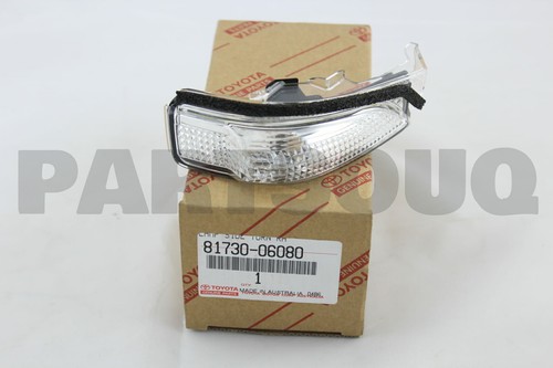 8173006080 Genuine Toyota LAMP ASSY, SIDE TURN SIGNAL, RH 81730-06080 ...