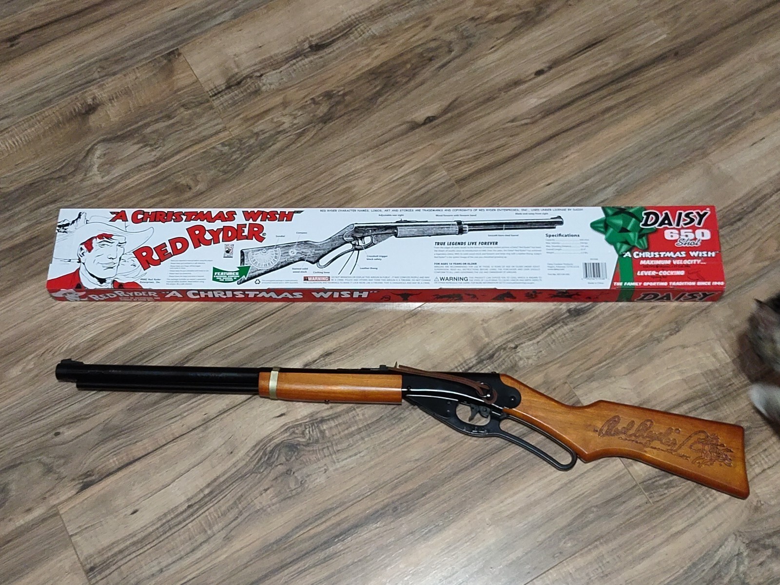Red Ryder Carbine BB Gun, A Christmas Wish W/ Compass & Sundial Daisy ...