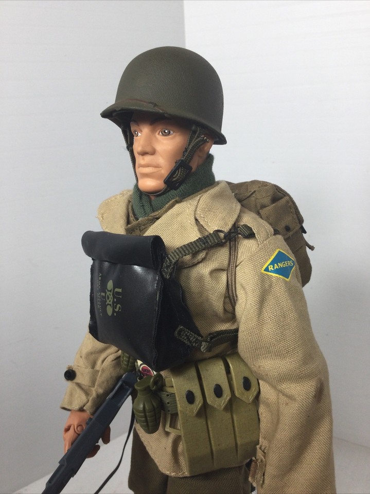 1/6 HASBRO GI JOE WW2 US 2ND RANGER BTN OMAHA BEACH D DAY THOMPSON ...