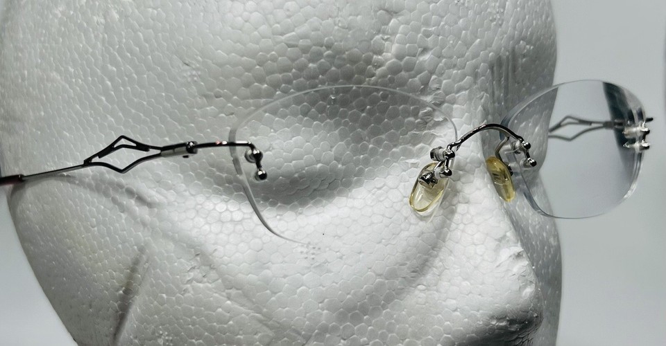 Cadillac Rimless Eyewear Frames Eyeglasses Frames Only DTS-9017-SLV 52 ...