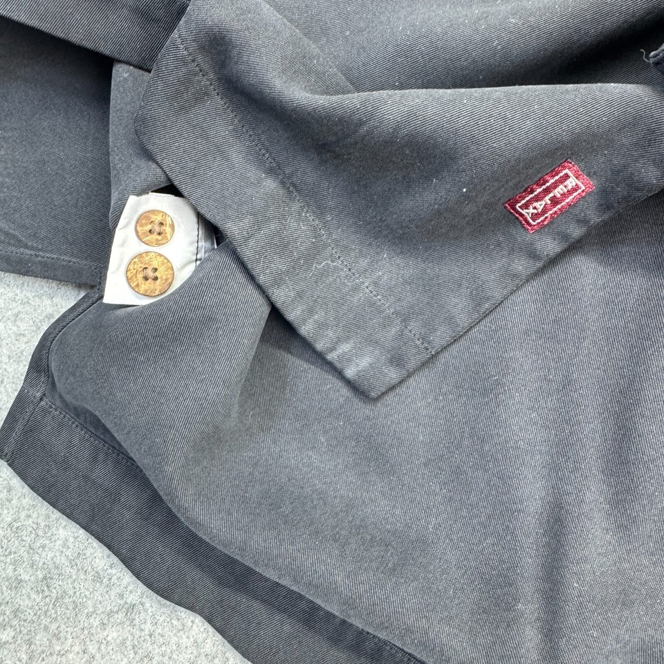 Tommy Bahama XL Silk Shirt Black Swizzle Inn Embroidered Back Chill Out ...