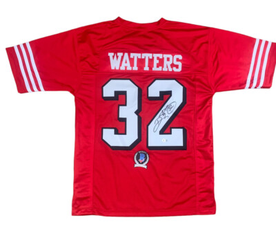 RICKY WATTERS AUTOGRAPH SIGNED San Francisco 49ERS JERSEY BECKETT COA ...