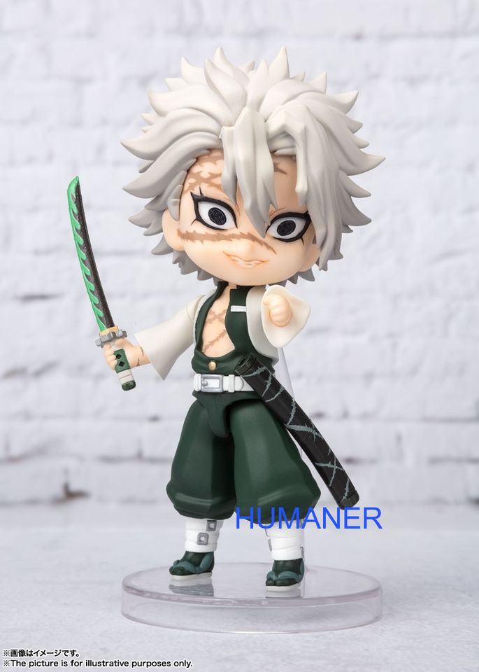 Bandai Figuarts Mini Kimetsu no Yaiba Shinazugawa Sanemi Model Action ...