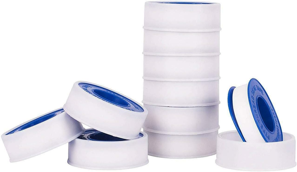 20 Rolls Plumbers Teflon Thread Seal Tape 1/2" X 520" Pipe Fitting AIR ...