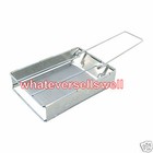 Hand held FOLDING CAMPING GRILL TOASTER use with gas stove flat | eBay