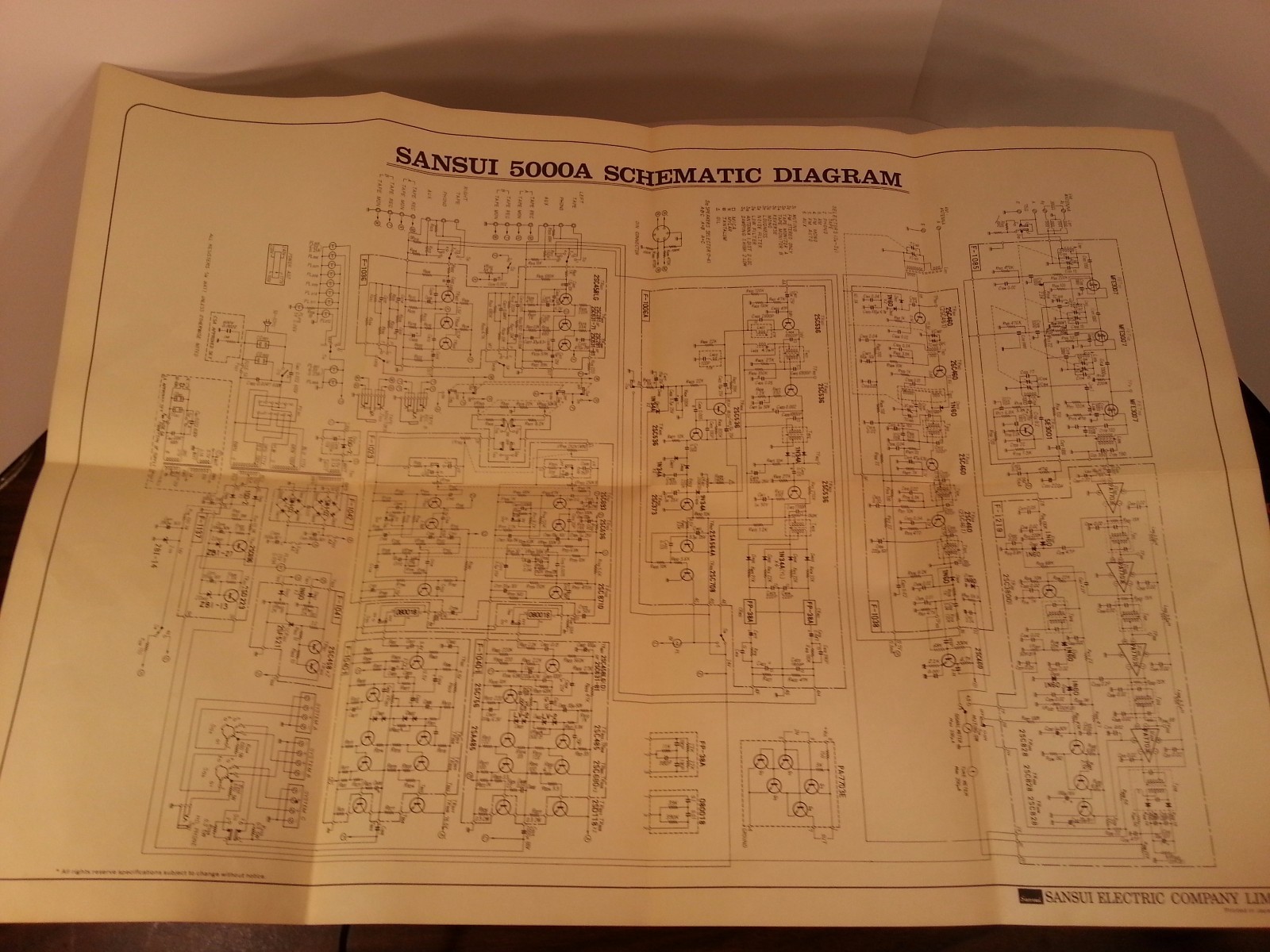 Vintage Sansui 5000A Stereo Receiver with Schematic | eBay