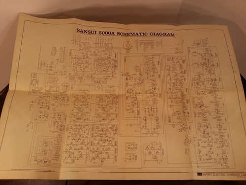 Vintage Sansui 5000A Stereo Receiver with Schematic | eBay