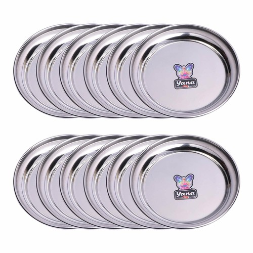 Hochgradige Edelstahl Klein Seite Portion Teller 22.9cm - Set Mit 12 ...