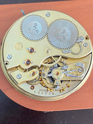 VINTAGE 44.82MM IWC POCKET WATCH MOVEMENT, CAL. 53, KEEPING TIME | eBay