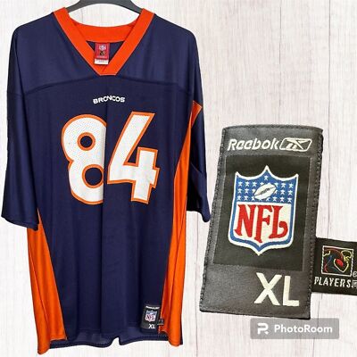 Men's Reebok NFL Players Inc Denver Broncos Jersey #84 Walker Size XL ...