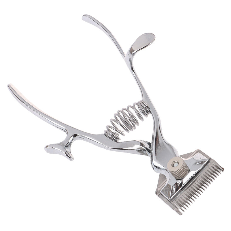 Manual Low Noise Hair Clipper Vintage Barber Hand Clipper Portable Hair ...