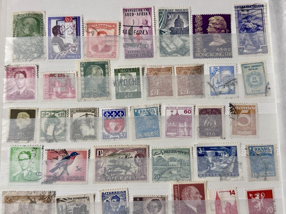 VERY NICE World COLLECTION 63 STAMPS USED (SHEET NOT INCLUDED) | eBay UK